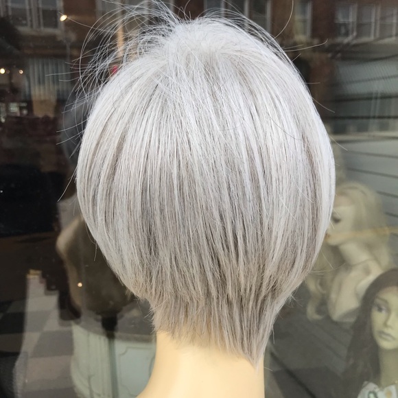 Hair | Grey Silver Bob Wig Sale Look At This Beauty | Poshmark